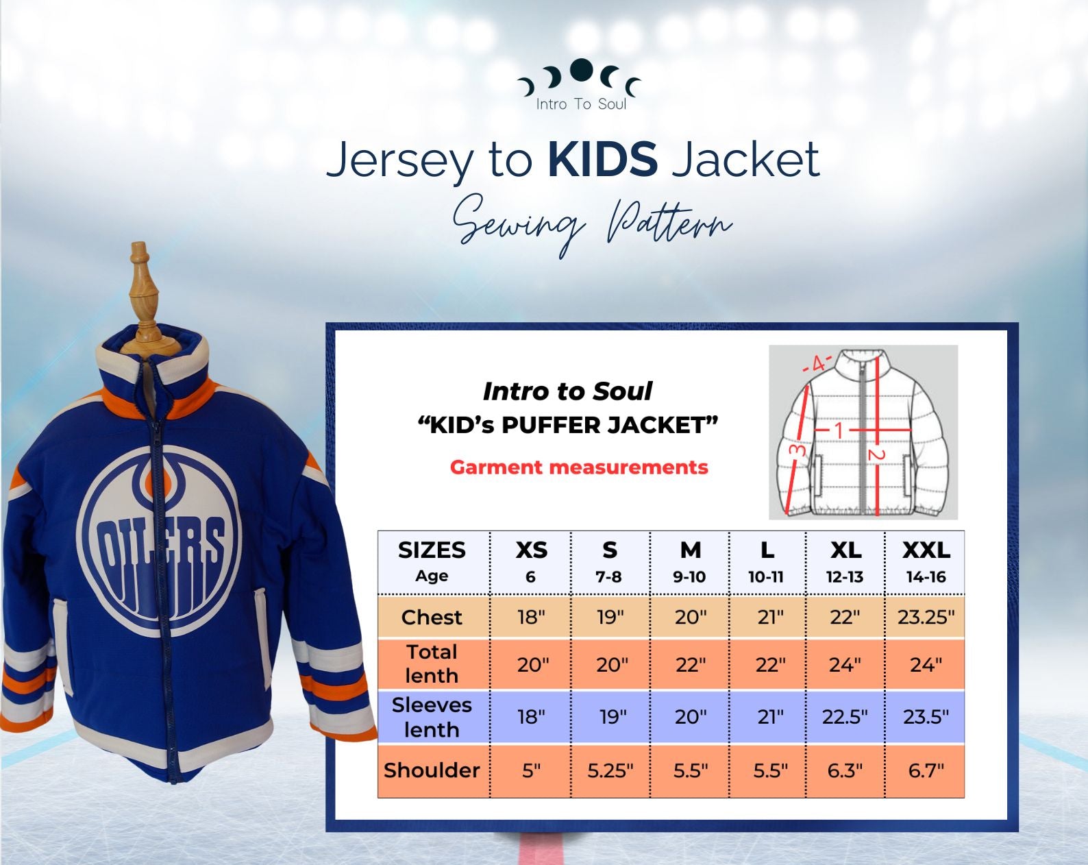 Jersey to KIDS Jacket THE SEWING PATTERN – Intro to soul